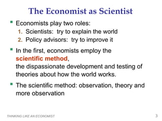 Thinking Like An Economist, principle of Economics | PPTX