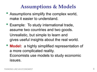 Thinking Like An Economist, principle of Economics | PPTX