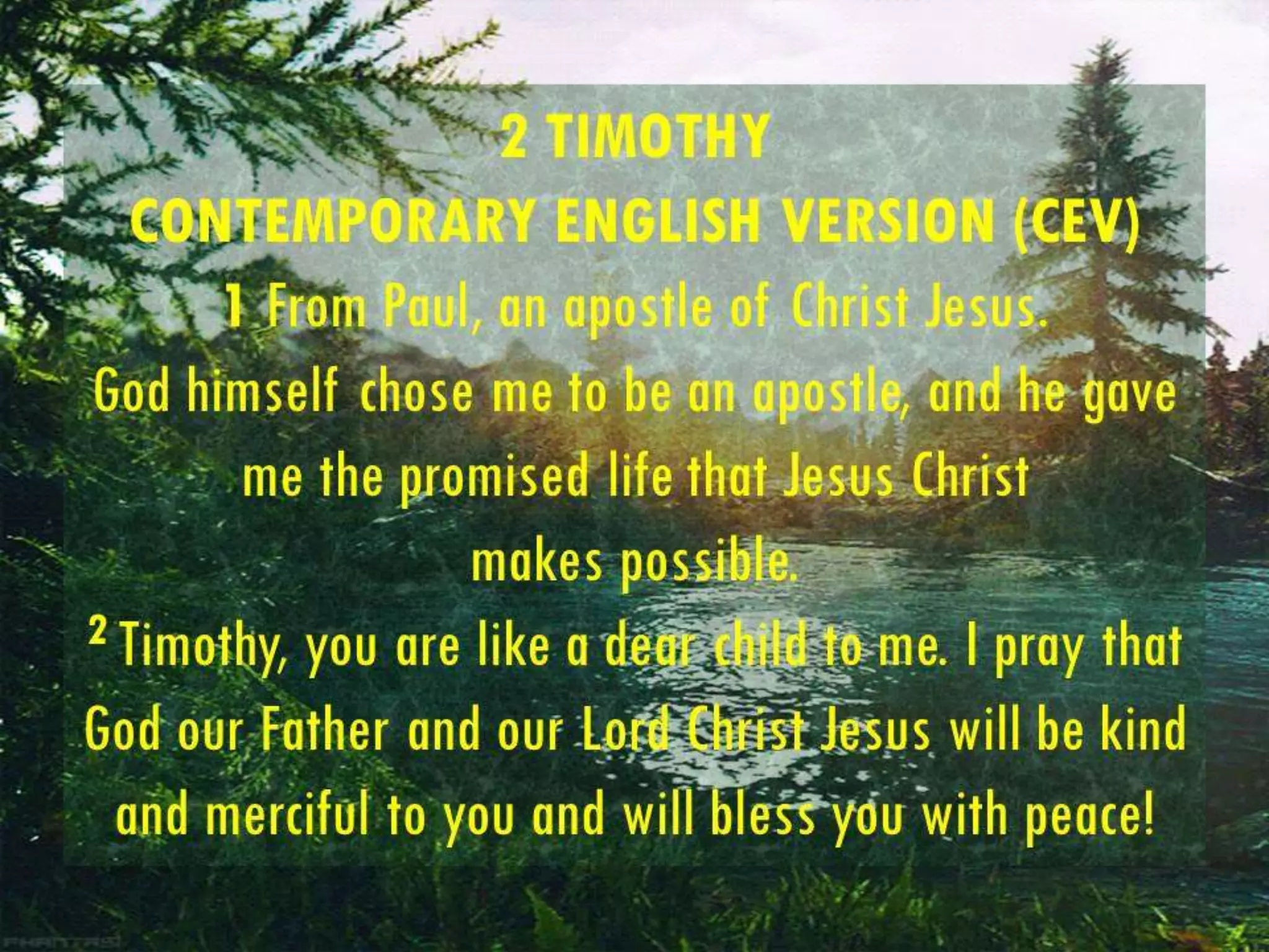 Second Letter of Saint Paul to Timothy | PPT