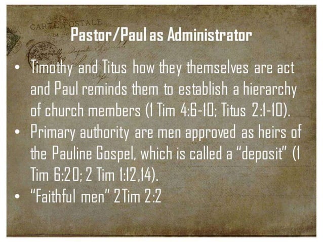Second Letter of Saint Paul to Timothy | PPTX