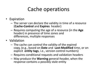 Web technologies: HTTP | PPT