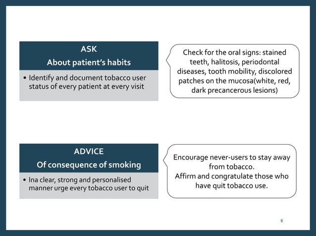 TOBACCO CESSATION | PPTX