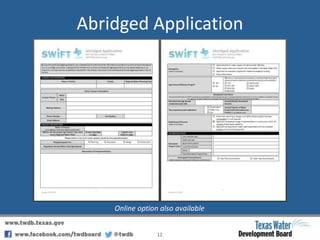 Digging into the SWIFT Application Process | PPTX | Water Services ...