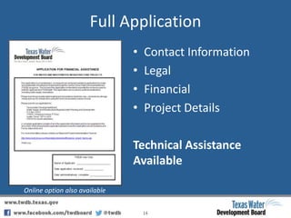 Digging into the SWIFT Application Process | PPTX | Water Services ...