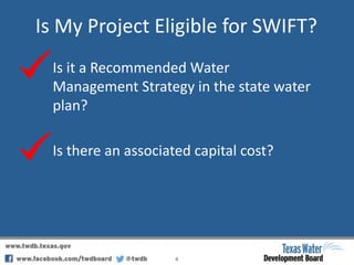 Digging into the SWIFT Application Process | PPTX | Water Services ...