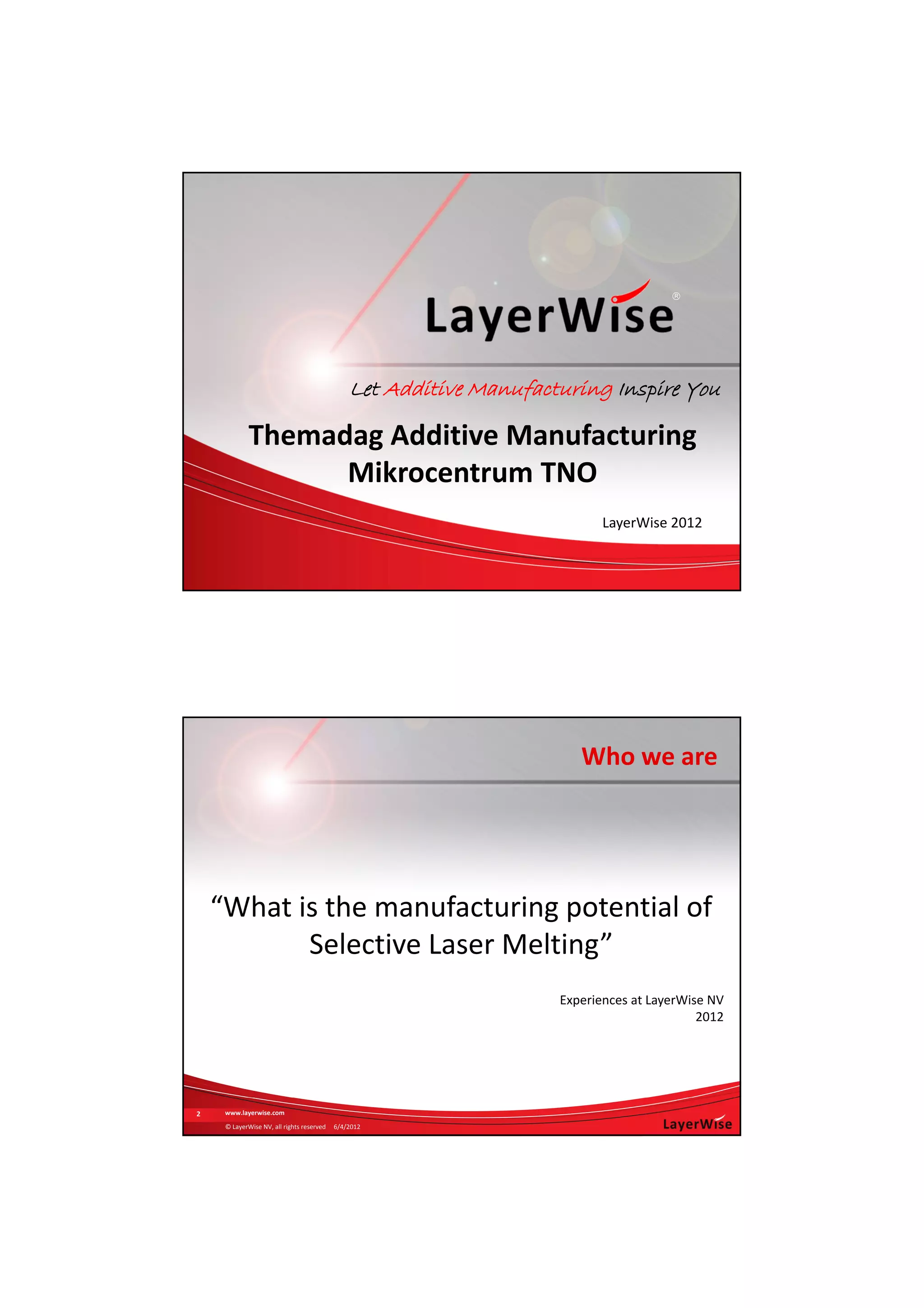 Tom de Bruyne - Layerwise | PDF