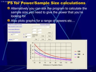 2. Tools to calculate samplesize | PPT