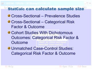 2. Tools to calculate samplesize | PPT