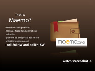 Toshl - Andraz Logar | PPT