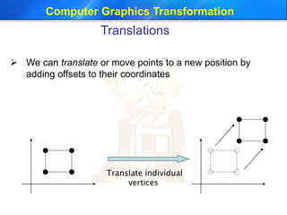 2 transformation computer graphics | PDF