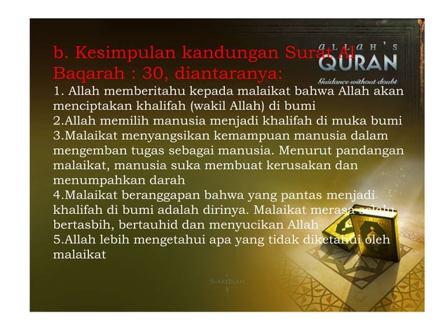 2.tugas manusia sebagai khalifah | PPTX