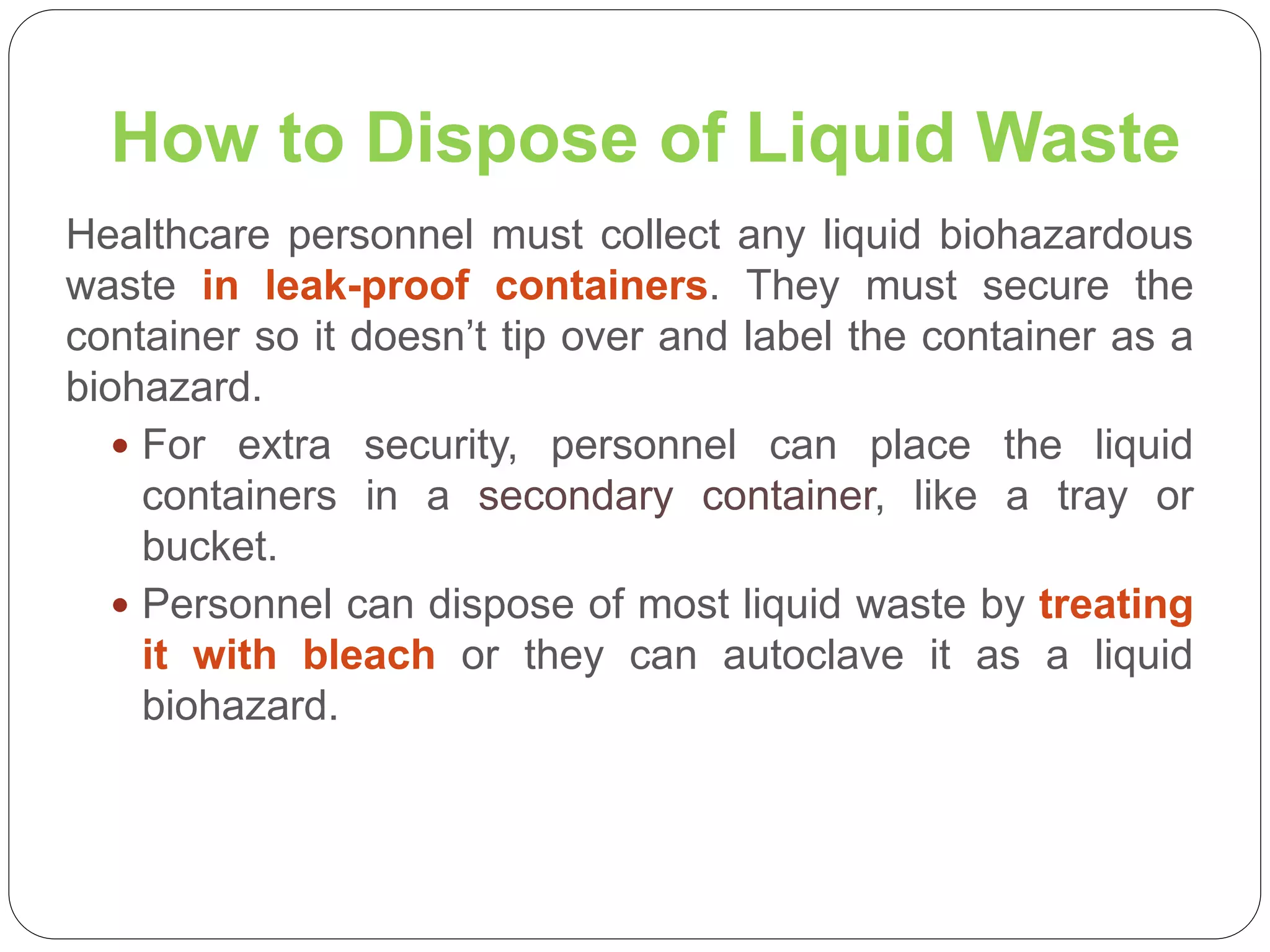 Types and strategies for decomposing of Biohazard Waste.pptx
