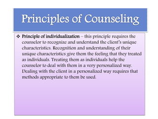 Types of counselling | PPTX