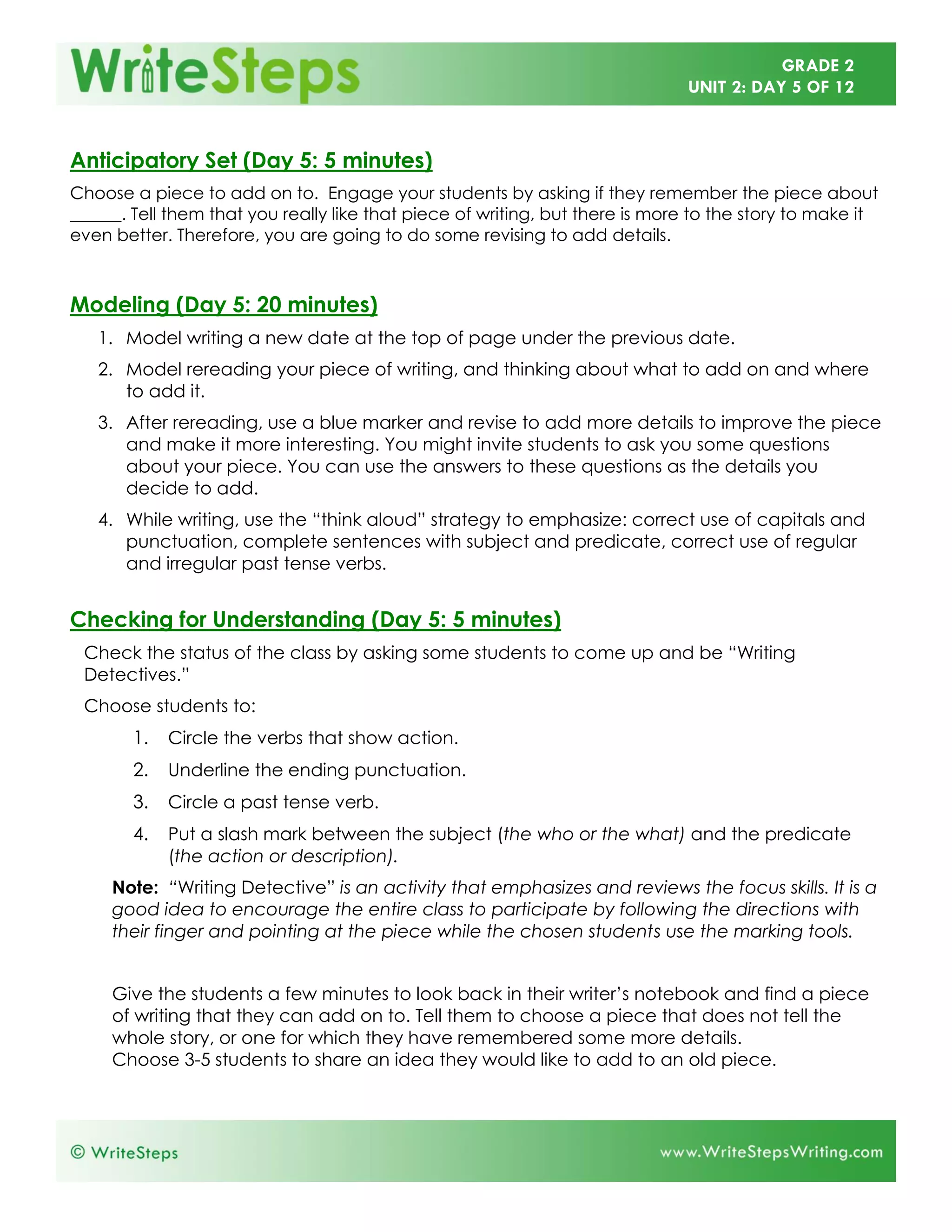 2 unit2-day05-lesson plan | PDF