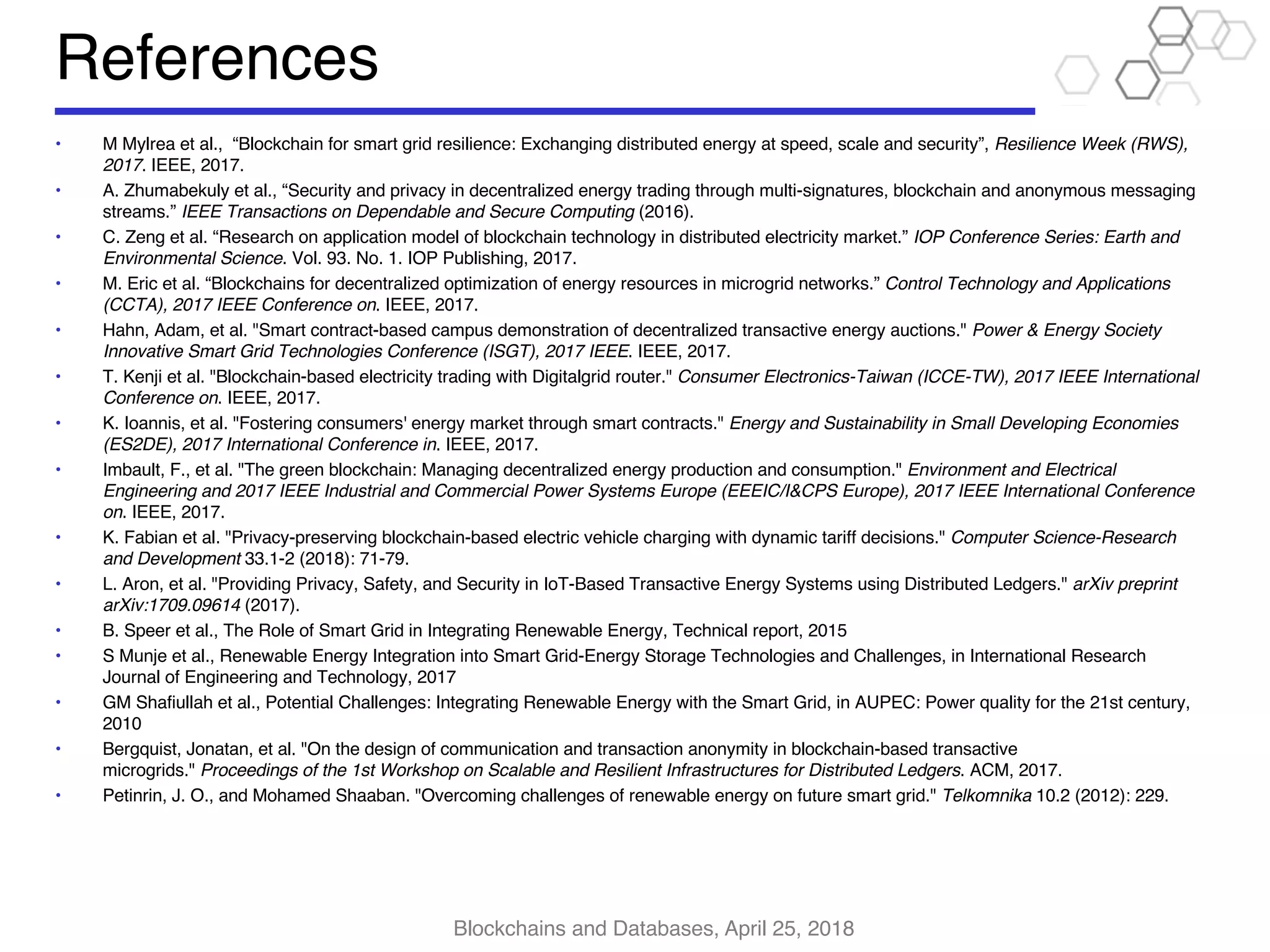 Using blockchains in the energy sector and beyond | PDF