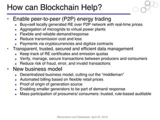 Using blockchains in the energy sector and beyond | PDF