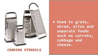 KITCHEN UTENSILS AND COOKWARE.pptx