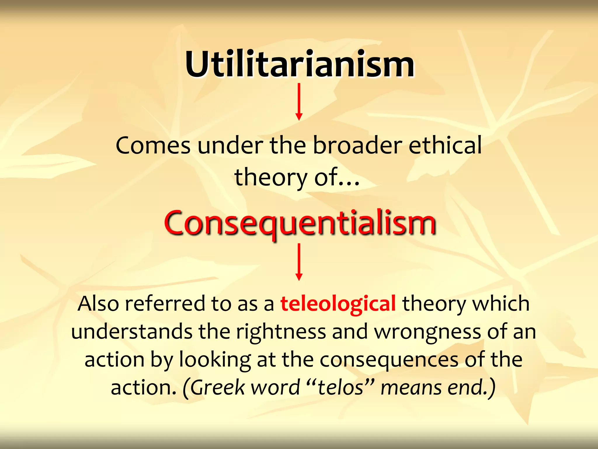 2. utilitarianism explored | PPTX | Education