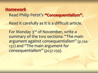 2. utilitarianism explored | PPTX | Education