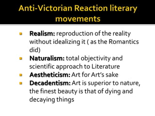 2 victorian literature | PPT | Free Download