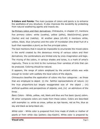 2 visual arts | DOC | Painting | Arts and Crafts