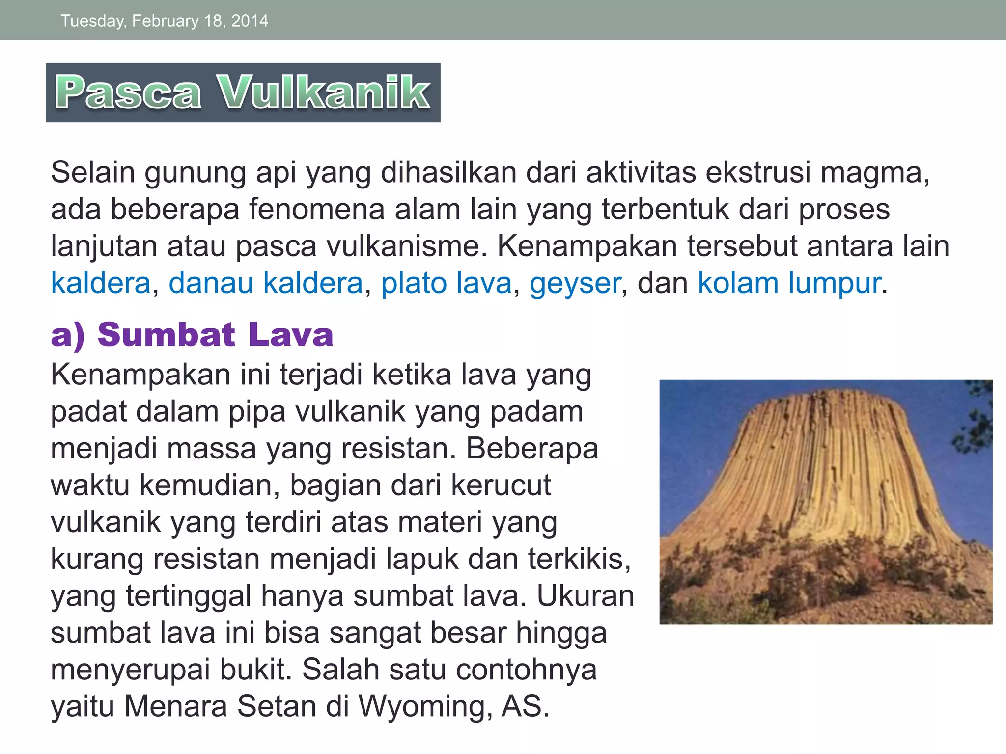 2 vulkanisme ppt fix | PPTX