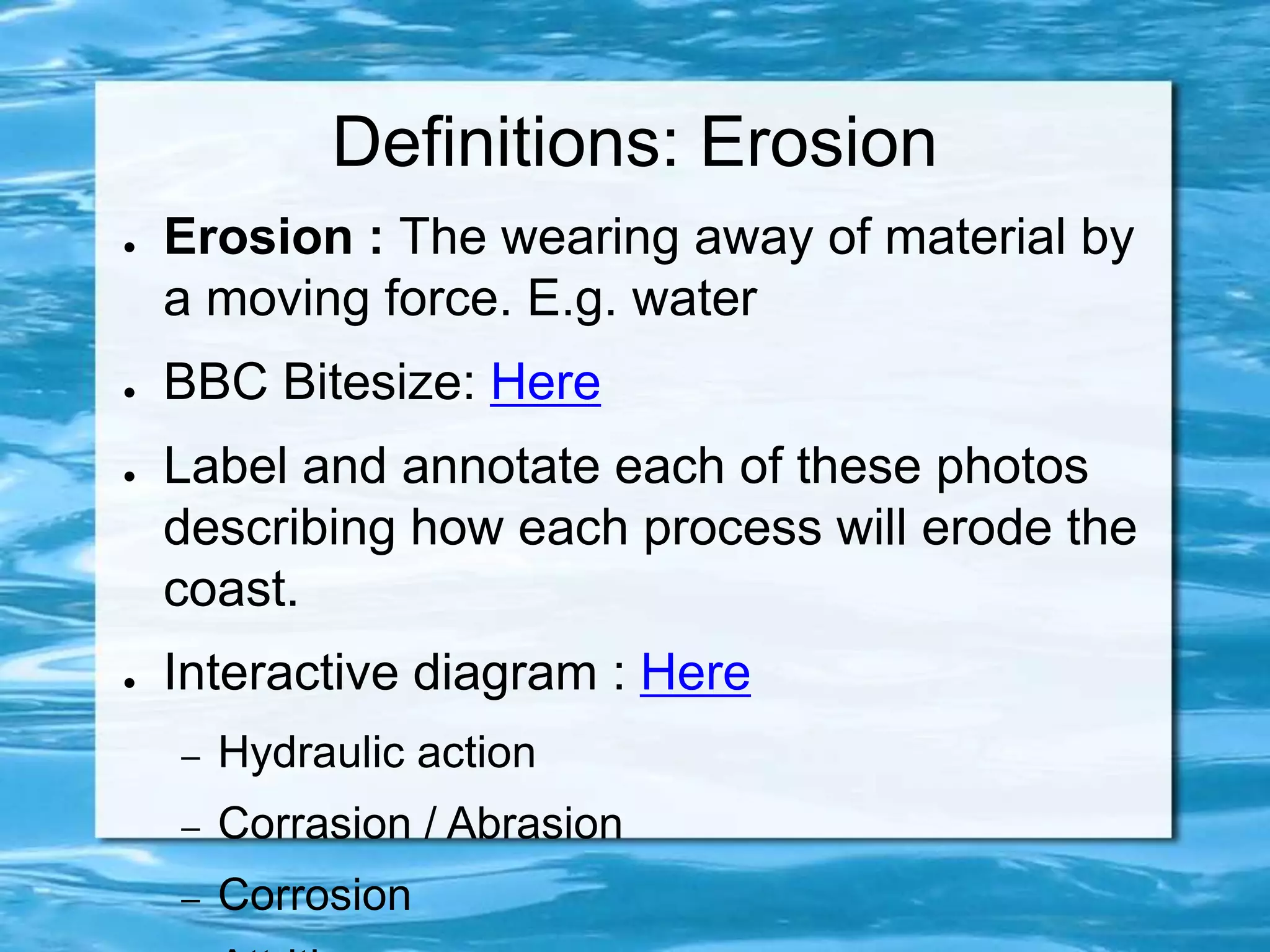 2. weathering, erosion and mass movement | PPTX