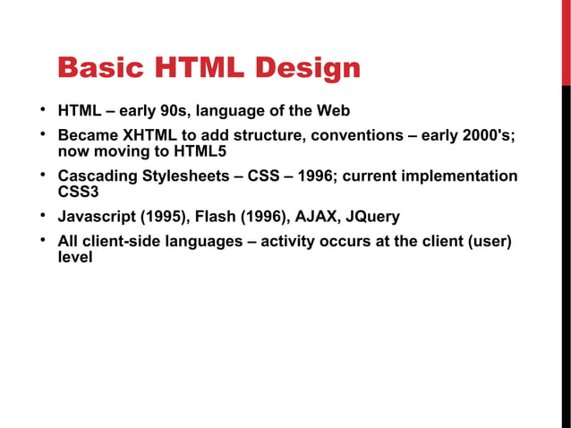 web development overview | PPT | Free Download
