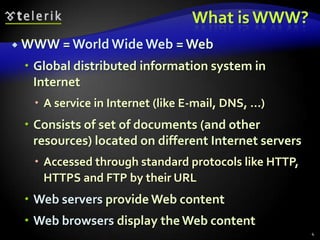 WWW and HTTP | PPTX
