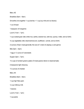 2 week diet and exercise program | PDF