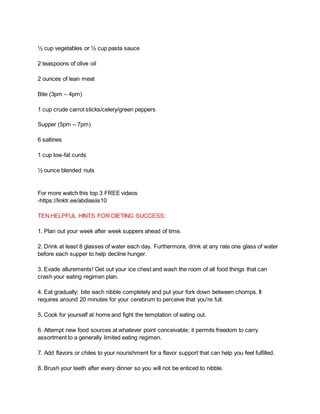 2 week diet and exercise program | PDF