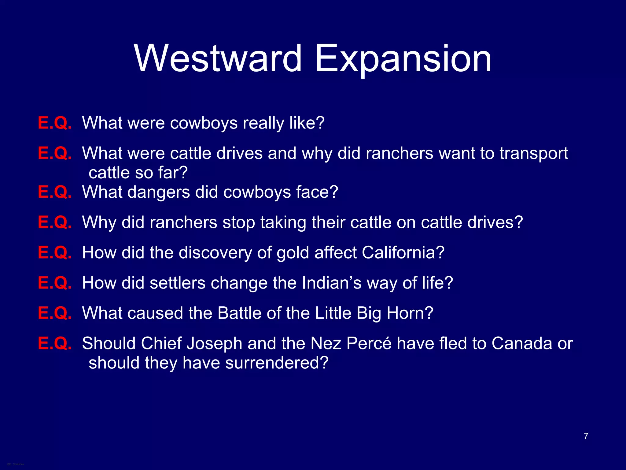Westward Expansion | PPT