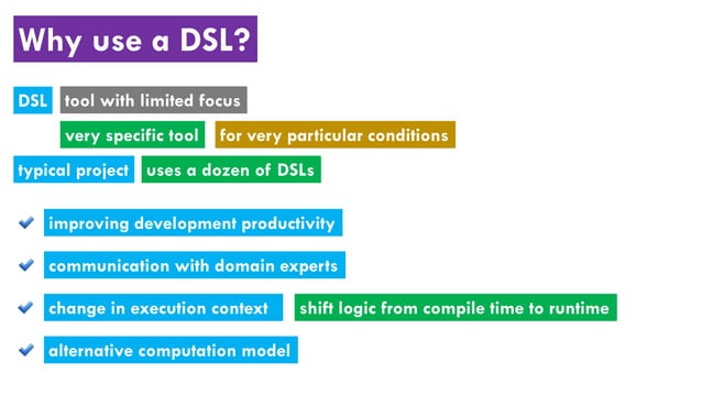DSLs: what, why, how | PPT