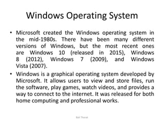 2 windows operating system | PPT