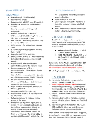 2-Wire WS.503b Manual Servers/rackmount server | PDF