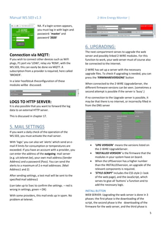 2-Wire WS.503b Manual Servers/rackmount server | PDF