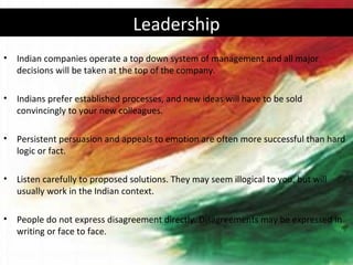 Working Culture in India | PPT