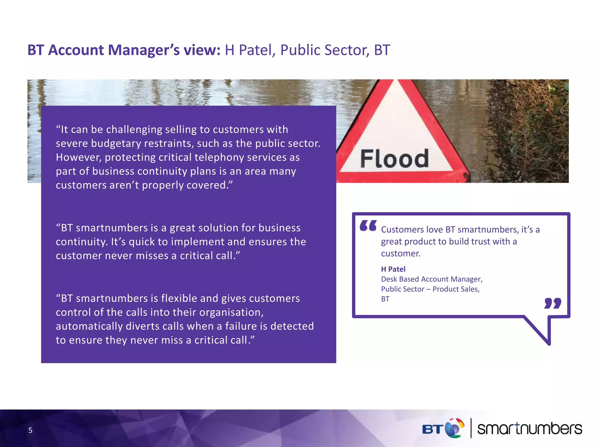 Growing revenue with BT smartnumbers | PPTX