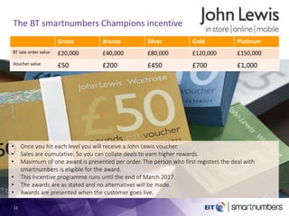 Growing revenue with BT smartnumbers | PPTX