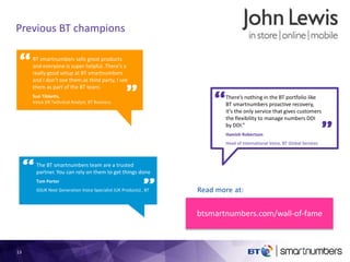 Growing revenue with BT smartnumbers | PPTX