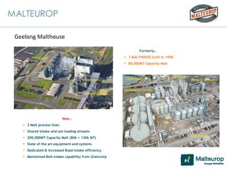 Malteurop Australia - Craft Brewers and Distillers - Tour | PDF
