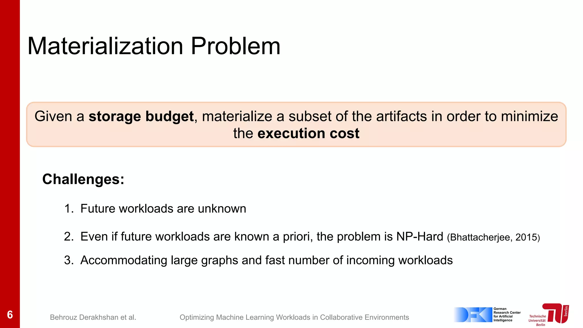 Optimizing Machine Learning Pipelines in Collaborative Environments | PDF