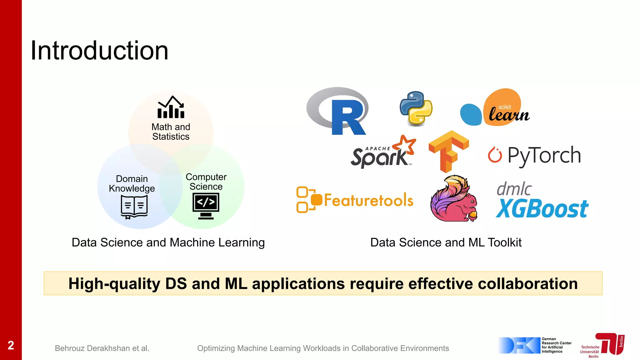 Optimizing Machine Learning Pipelines in Collaborative Environments | PDF