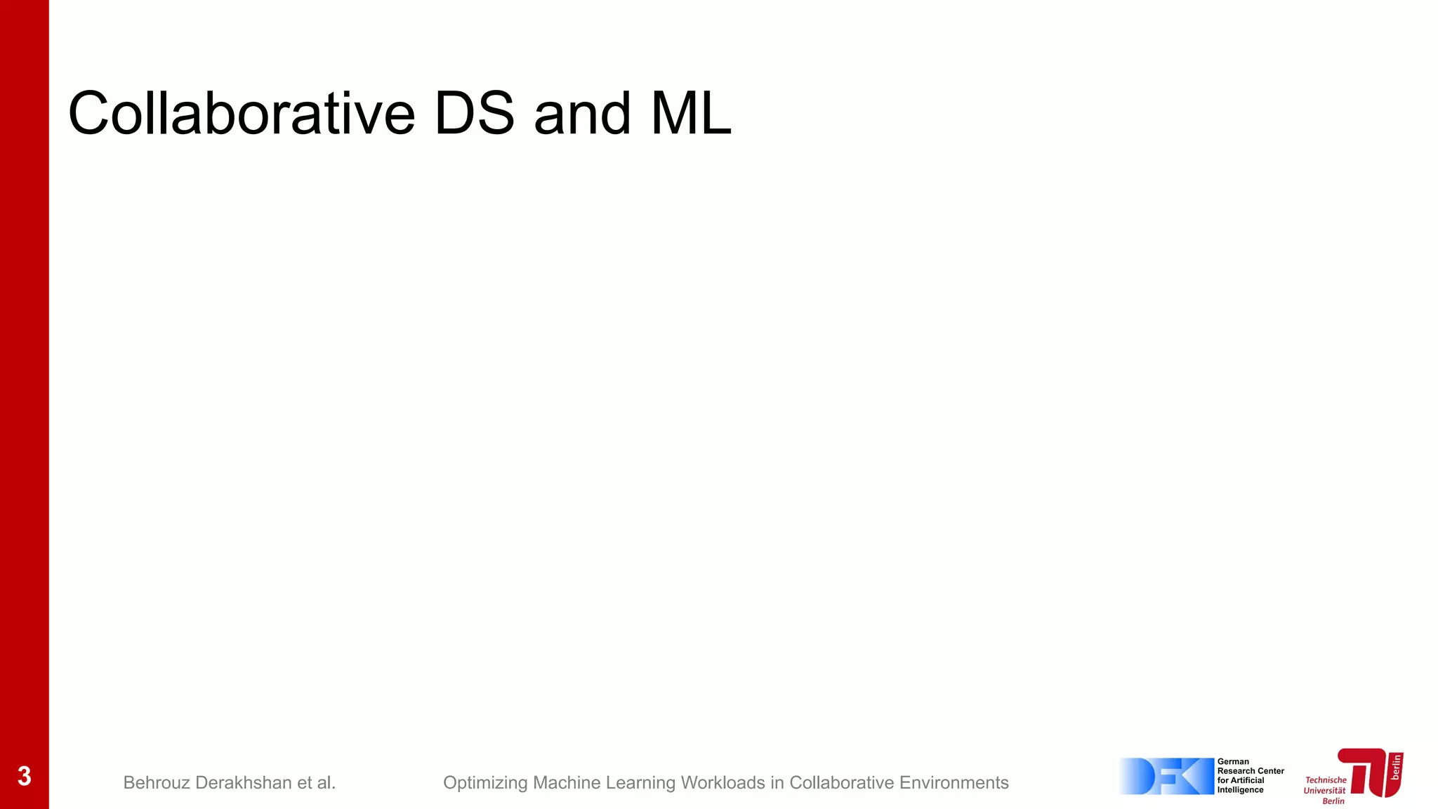 Optimizing Machine Learning Pipelines in Collaborative Environments | PDF