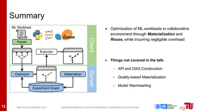 Optimizing Machine Learning Pipelines in Collaborative Environments | PDF | Graphics Software ...