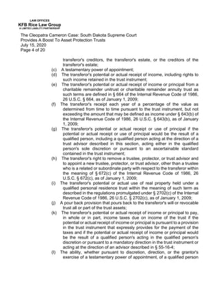 20 07-15 cleopatra cameron case | PDF