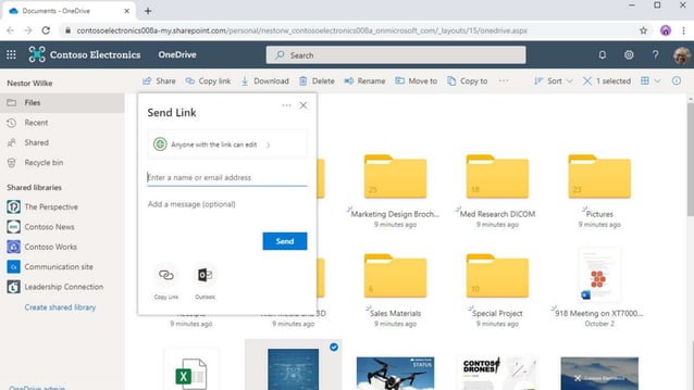 Enabling Sharing & Collaboration in OneDrive & SharePoint | PPTX | Operating Systems | Computer ...