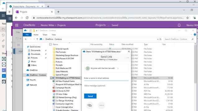 Enabling Sharing & Collaboration in OneDrive & SharePoint | PPTX | Operating Systems | Computer ...