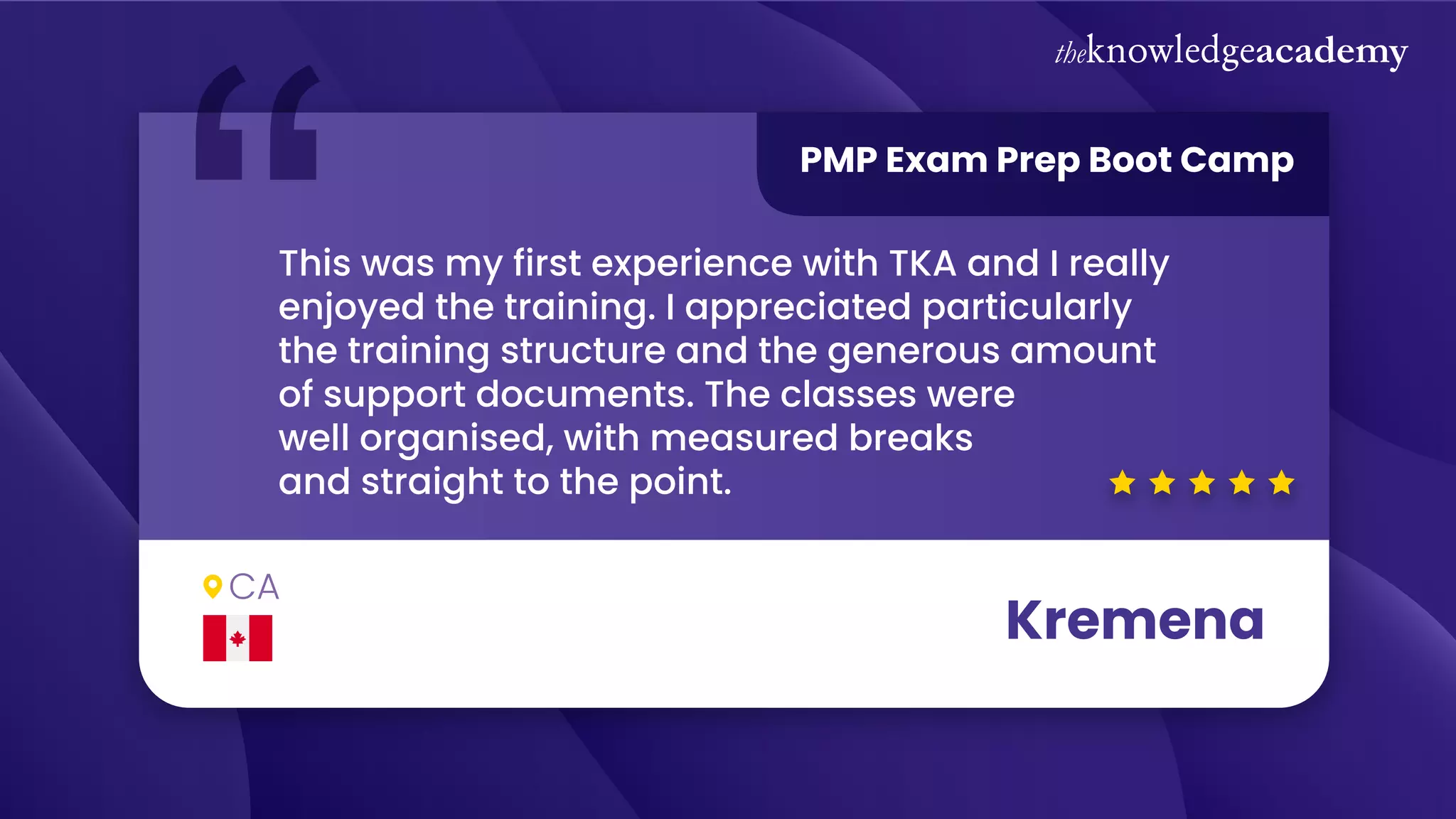 The Knowledge Academy Reviews | The Knowledge Academy | PDF