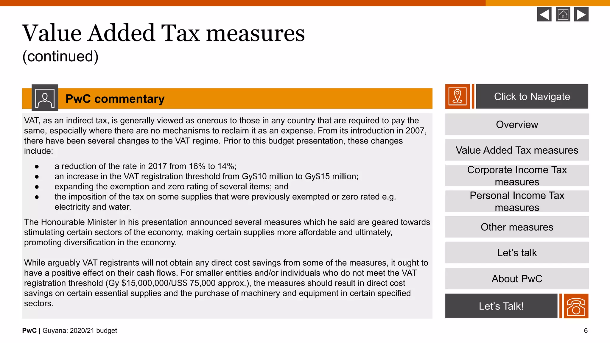PWC Guyana Budget 2020 Review | PPT